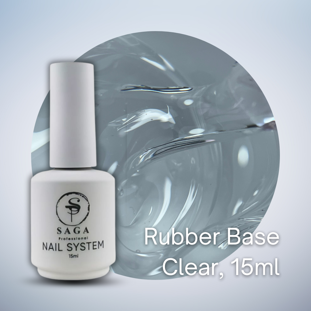 Saga Professional Rubber Base – Flexible Base for Gel Polish